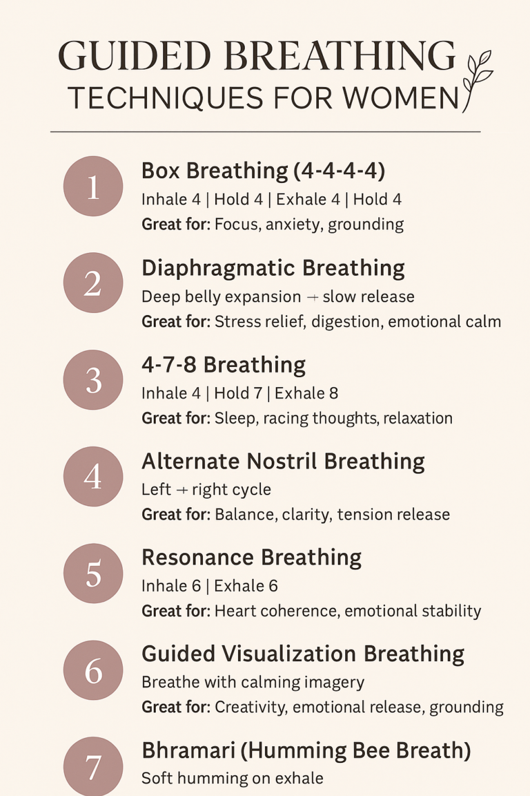 11+ Guided Breathing Techniques Every Woman Should Needs (No One Told)